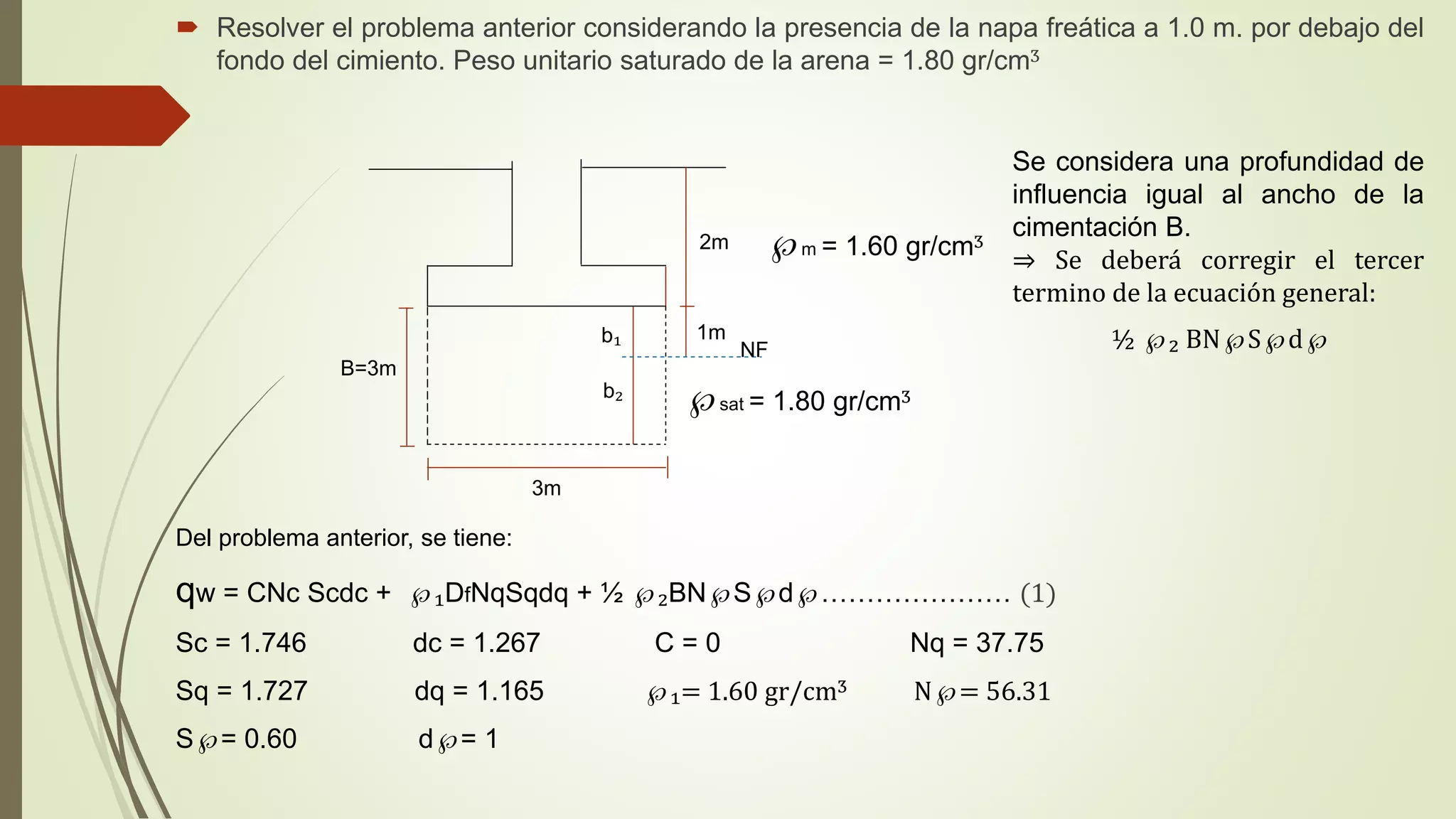 Teoria capacidad de carga terzaghi | PPTX | Geology | Science