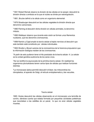 Teoria celular | DOC