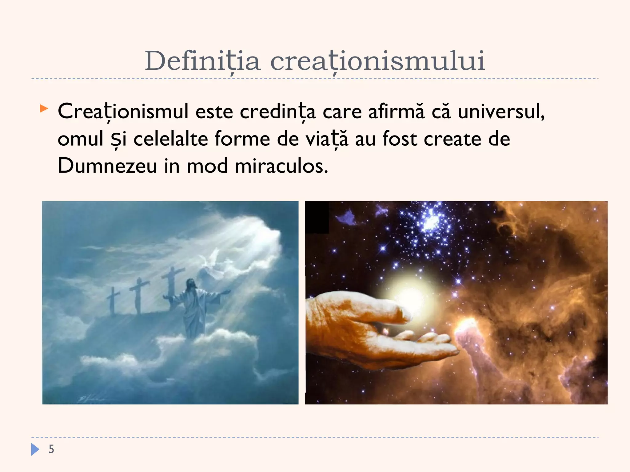 Teoria creaţionistă | PPT