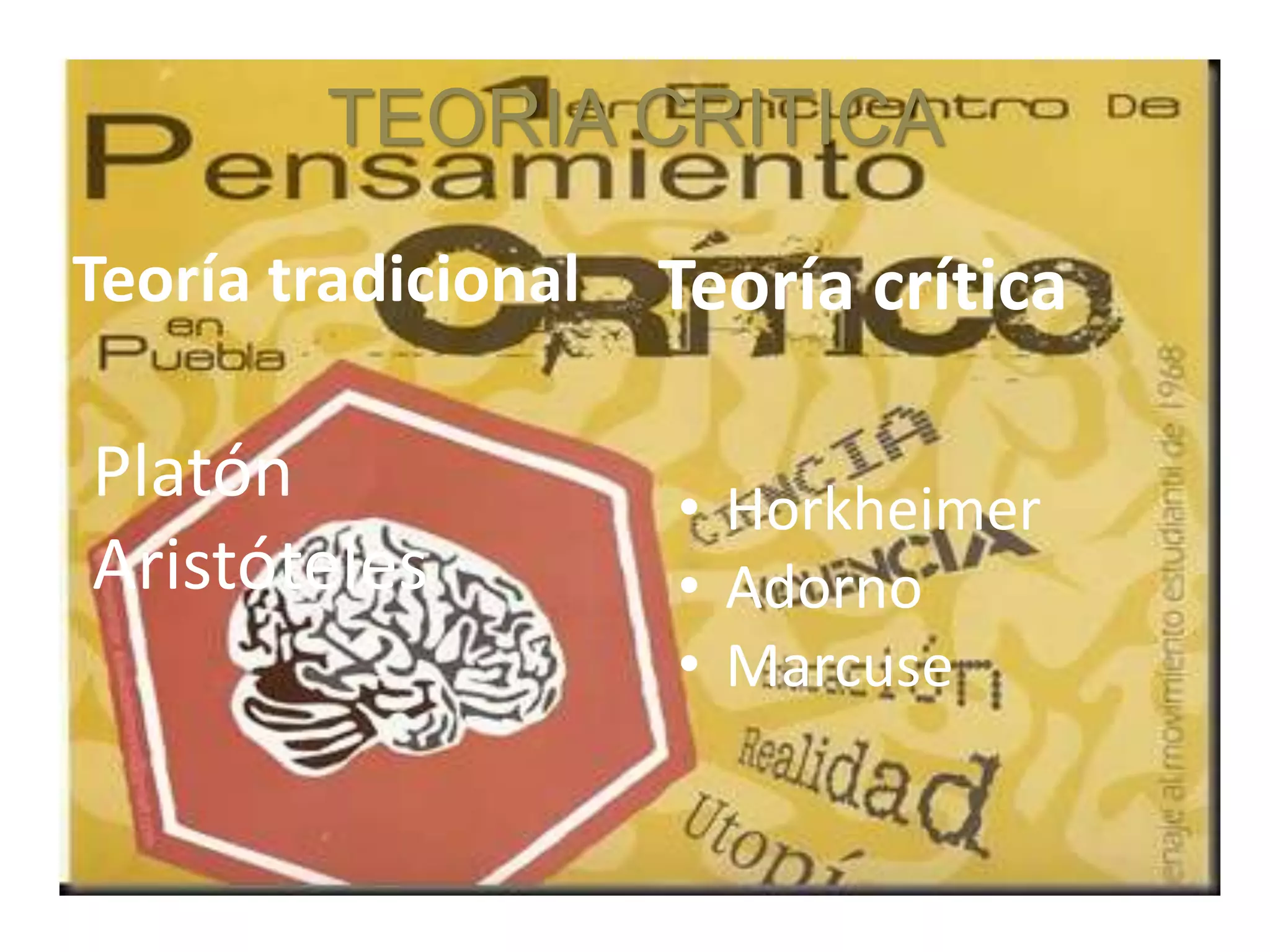 Teoria critica | PPT