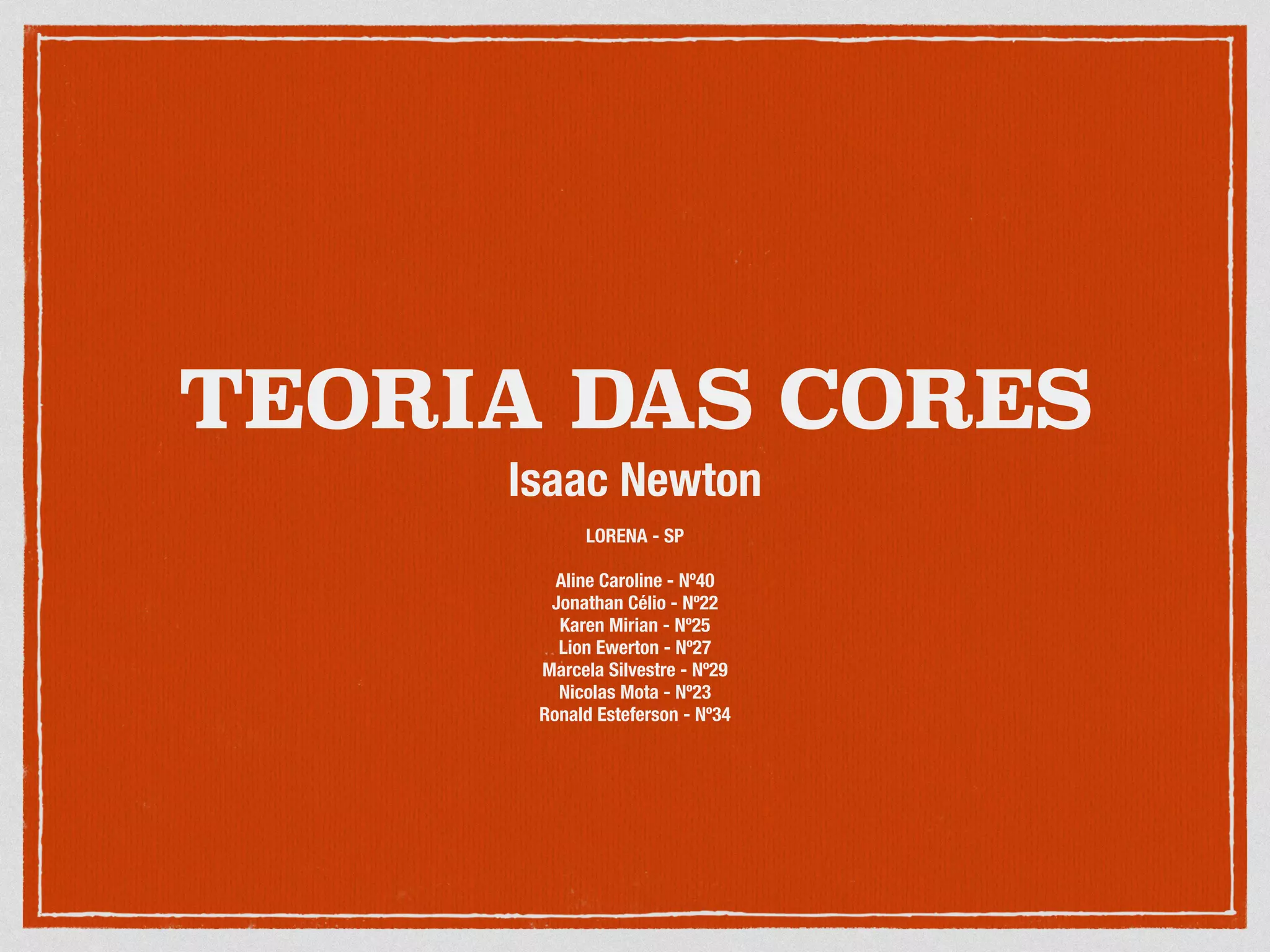 Teoria das Cores com Isaac Newton | PDF