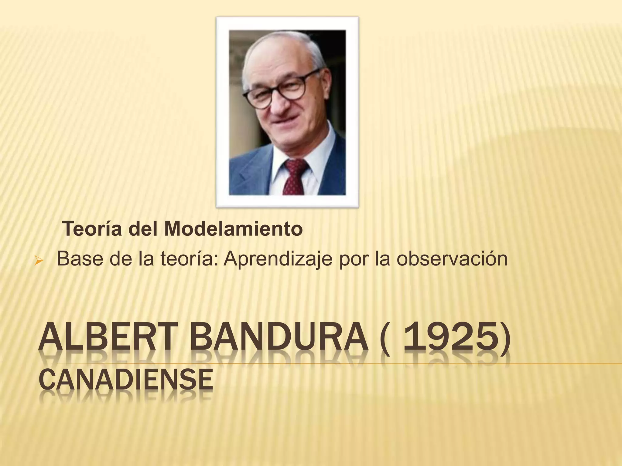 Teoria de albert bandura lizardo ochoa | PPT