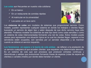 Teoria de colas exposicion | PPTX