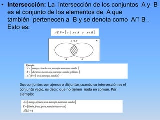 Teoria de conjuntos | PPTX