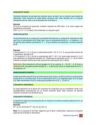 Teoria de conjuntos | PDF