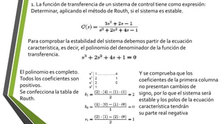 Teoria de control final | PPTX