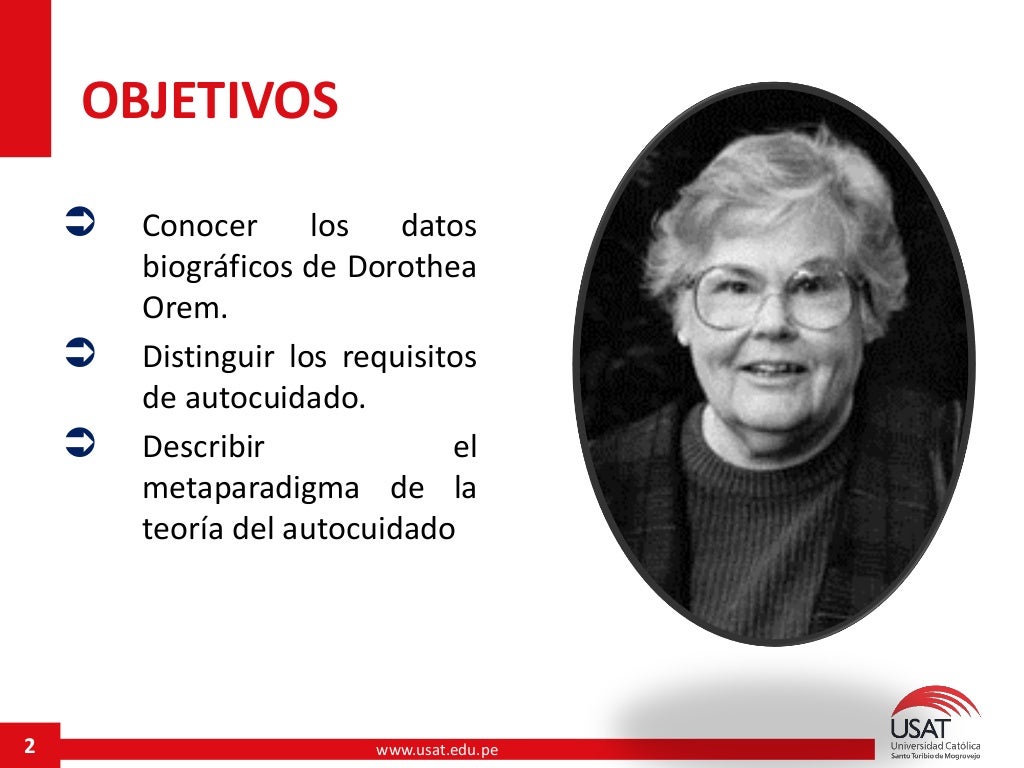 Teoría de Dorothea Orem