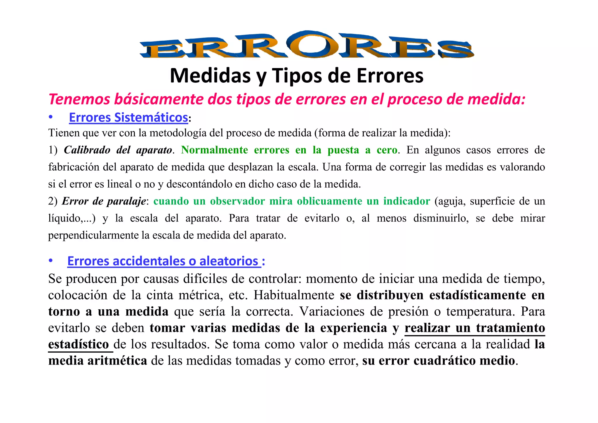 Teoria de errores con ejemplos | PDF | Physics | Science