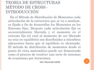 TEORIA DE ESTRUCTURAS II - UNIDAD 1 - METODO DE CROSS | PPT | Physics | Science