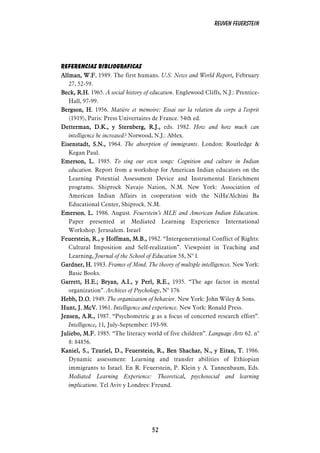 Teoria de feuerstein Modificabilidad estructural cognitiva | PDF