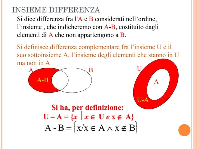 Teoria degli insiemi | PPT | Physics | Science