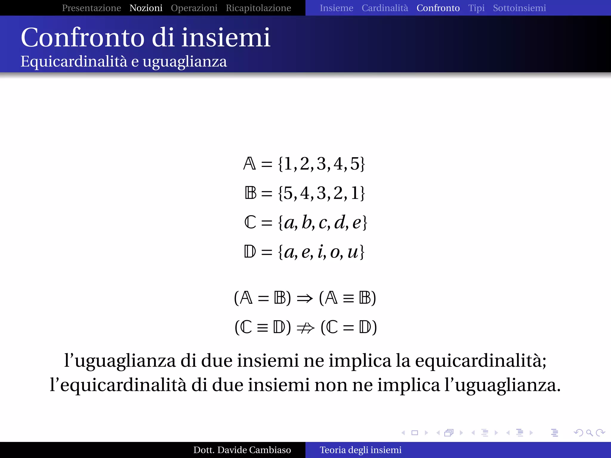 Teoria degli Insiemi | PDF