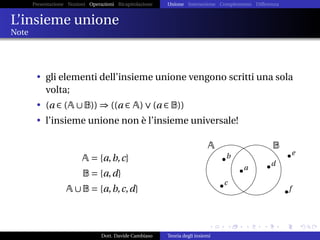 Teoria degli Insiemi | PDF