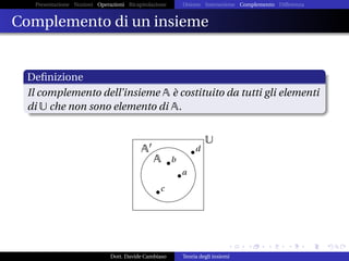 Teoria degli Insiemi | PDF