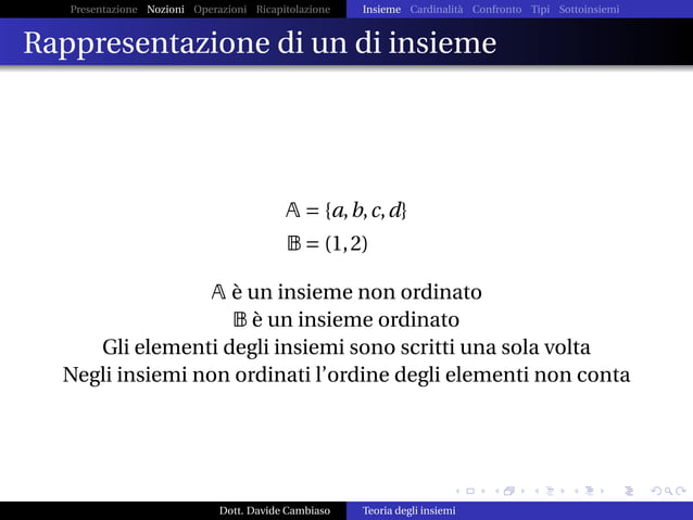 Teoria degli Insiemi | PDF