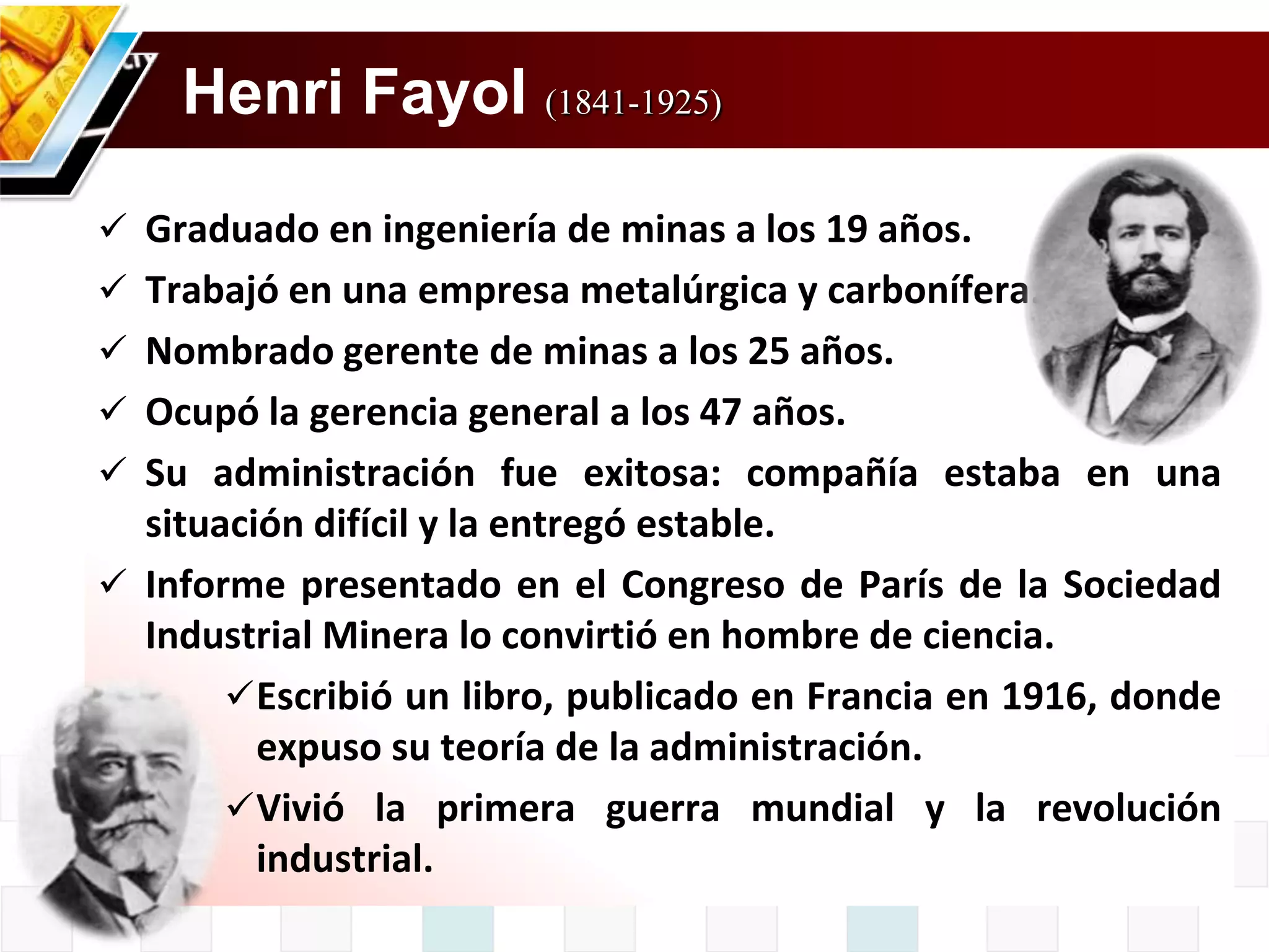 Teoría de Henry Fayol | PPTX
