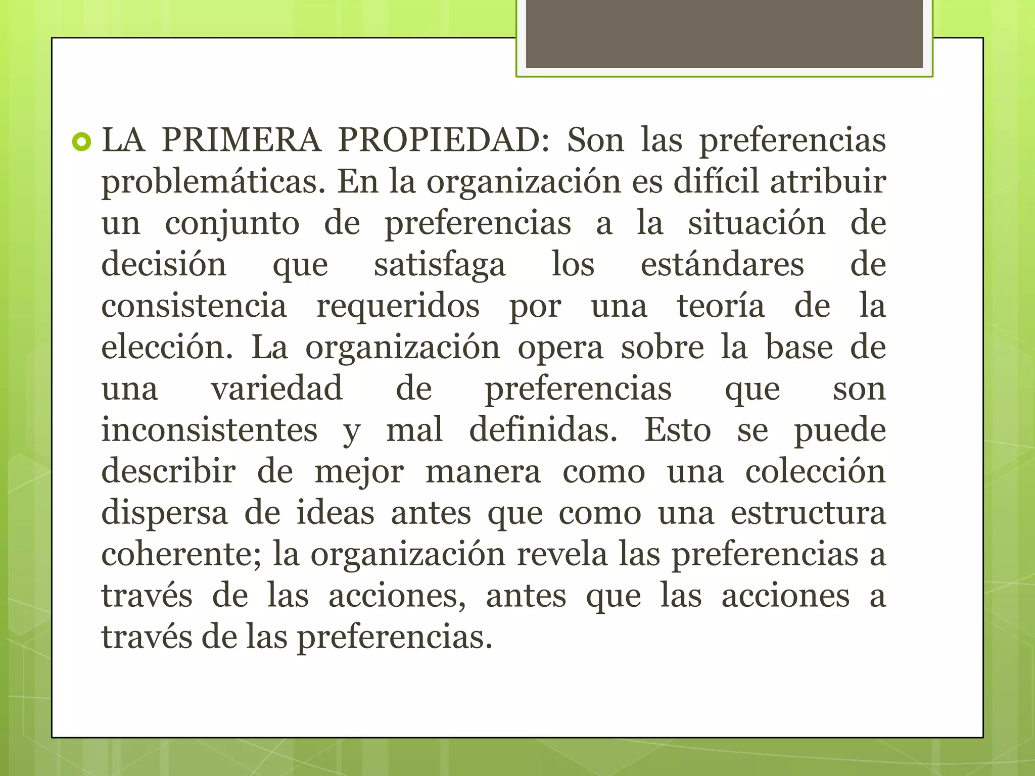 Teoria de james march | PPTX