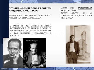 Teoría de la Arquitectura 2 Bauhaus | PPTX