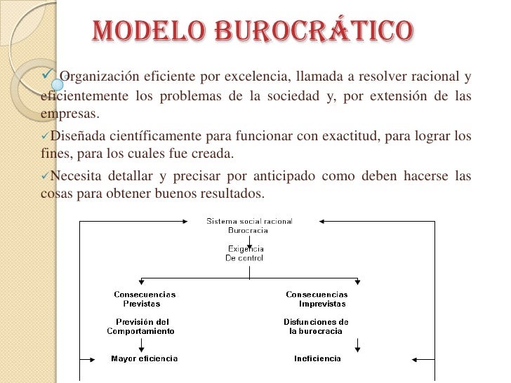 Teoria De La Burocracia