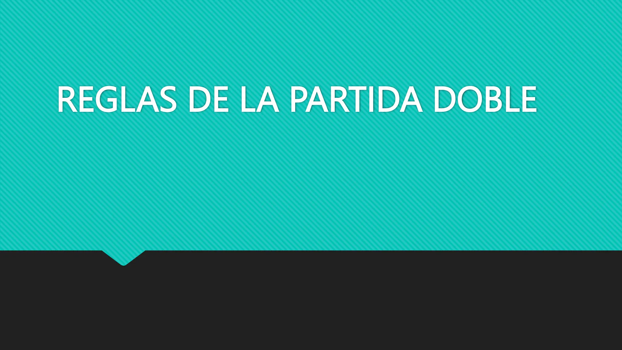 TEORIA DE LA PARTIDA DOBLE para la contabilidad | PPT