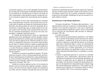 Teoria de Ausubel, aprendizaje significativo | PDF