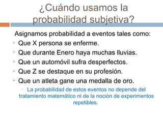 Teoria de la probabilida | PPT