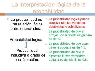 Teoria de la probabilida | PPT