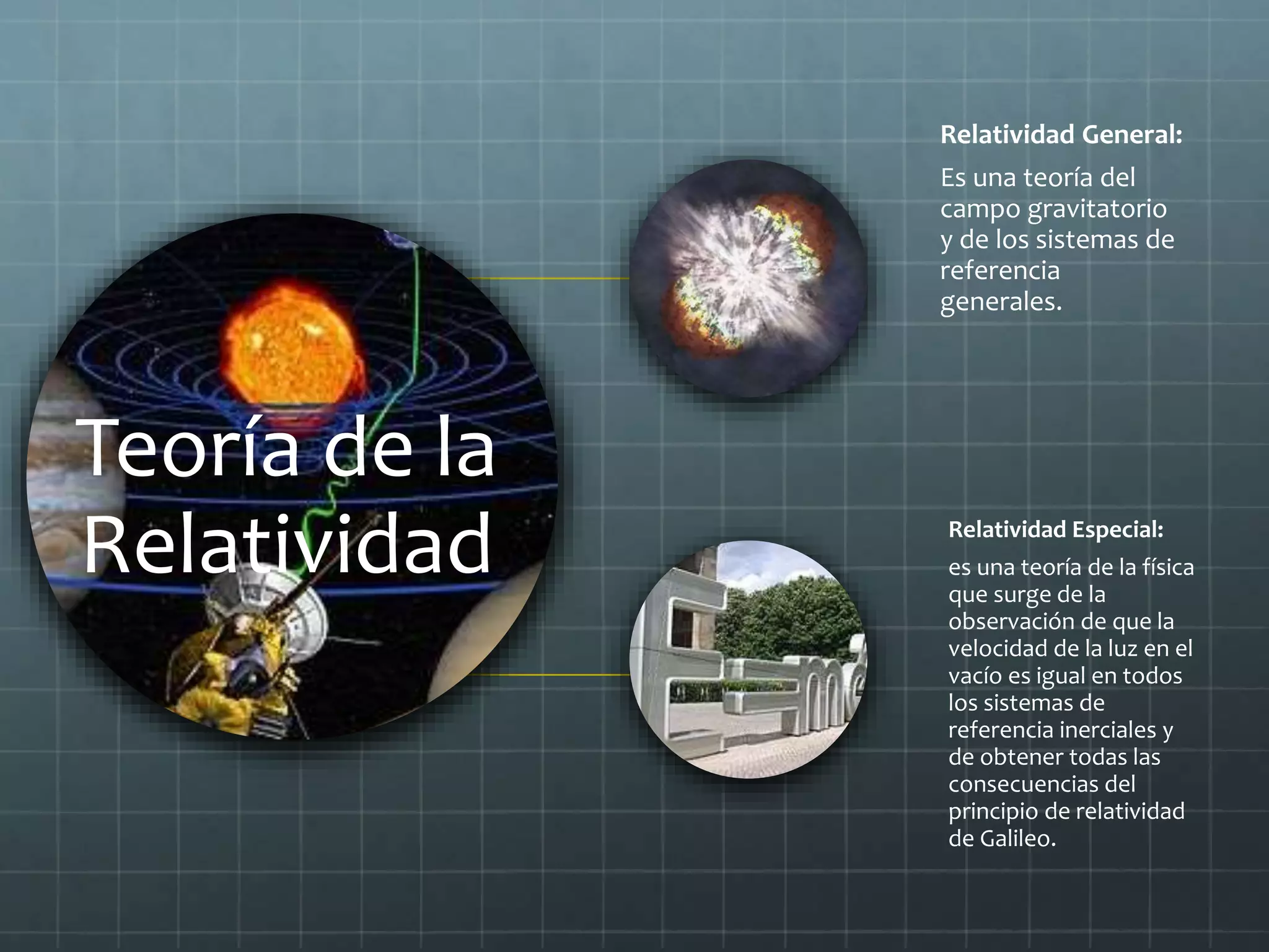 Teoria de la relatividad | PPT