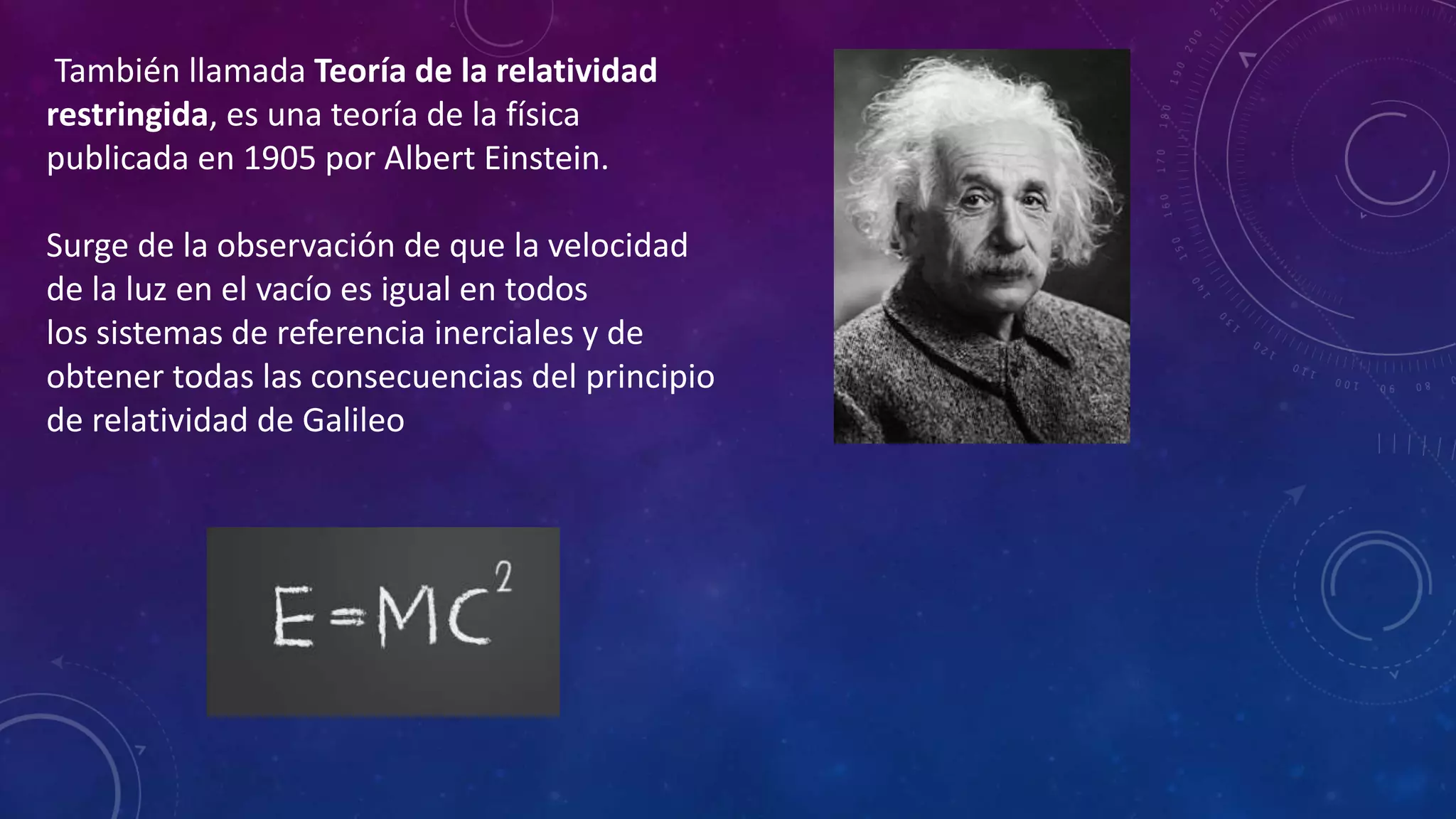 Teoria de la relatividad | PPTX