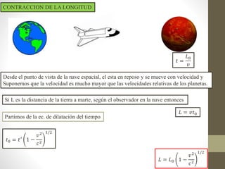 TEORIA DE LA RELATIVIDAD en la ingenieri a | PPTX