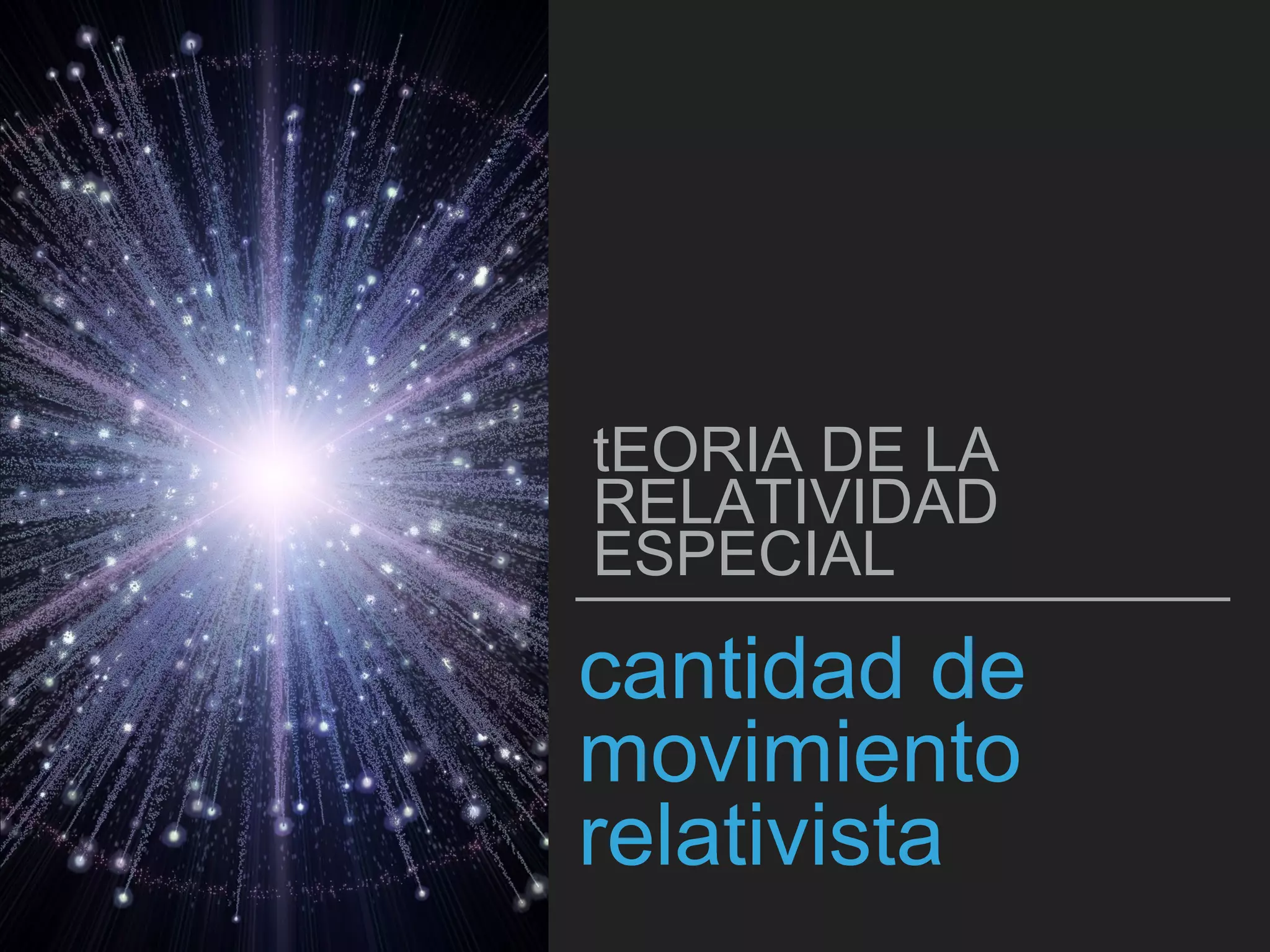 Teoria de la relatividad especial | PPT
