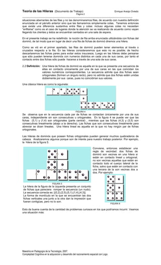 Teoria De Las Hileras | PDF