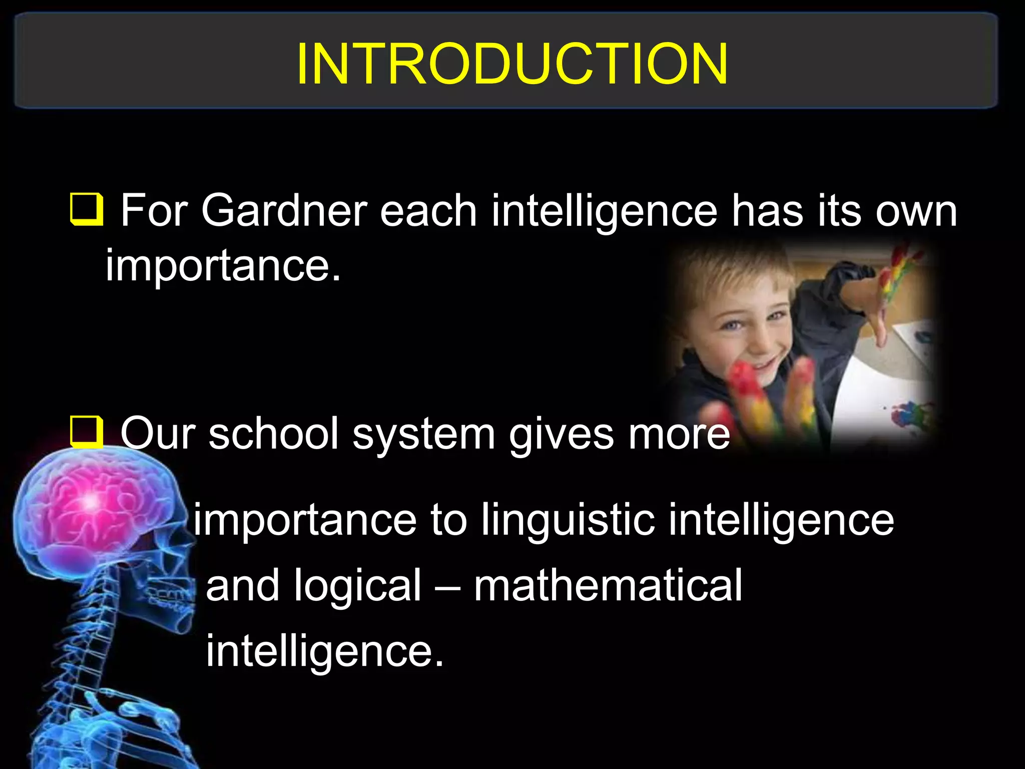 Teoria de las inteligencias multiples | PPTX
