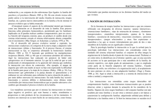 Teoria de las interacciones familiares | PDF