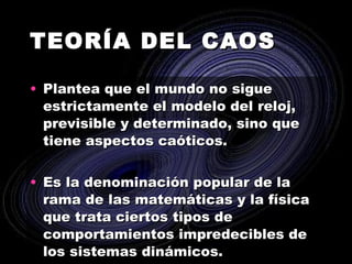 Teoria Del Caos | PPT