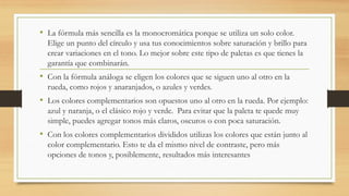 teoría del color. artes visual características | PPTX