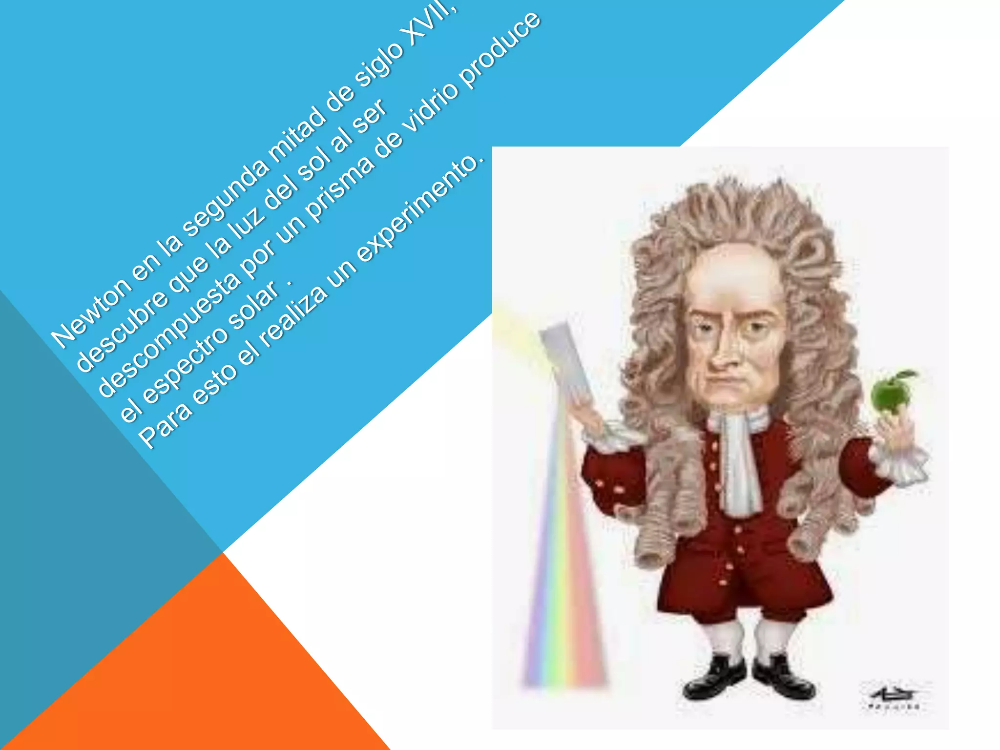 Teoria del color – newton | PPT