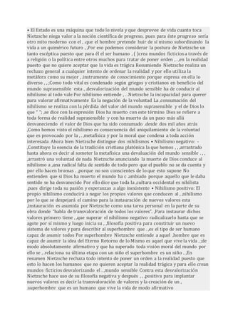 Teoría del conocimiento de nietzsche | DOCX