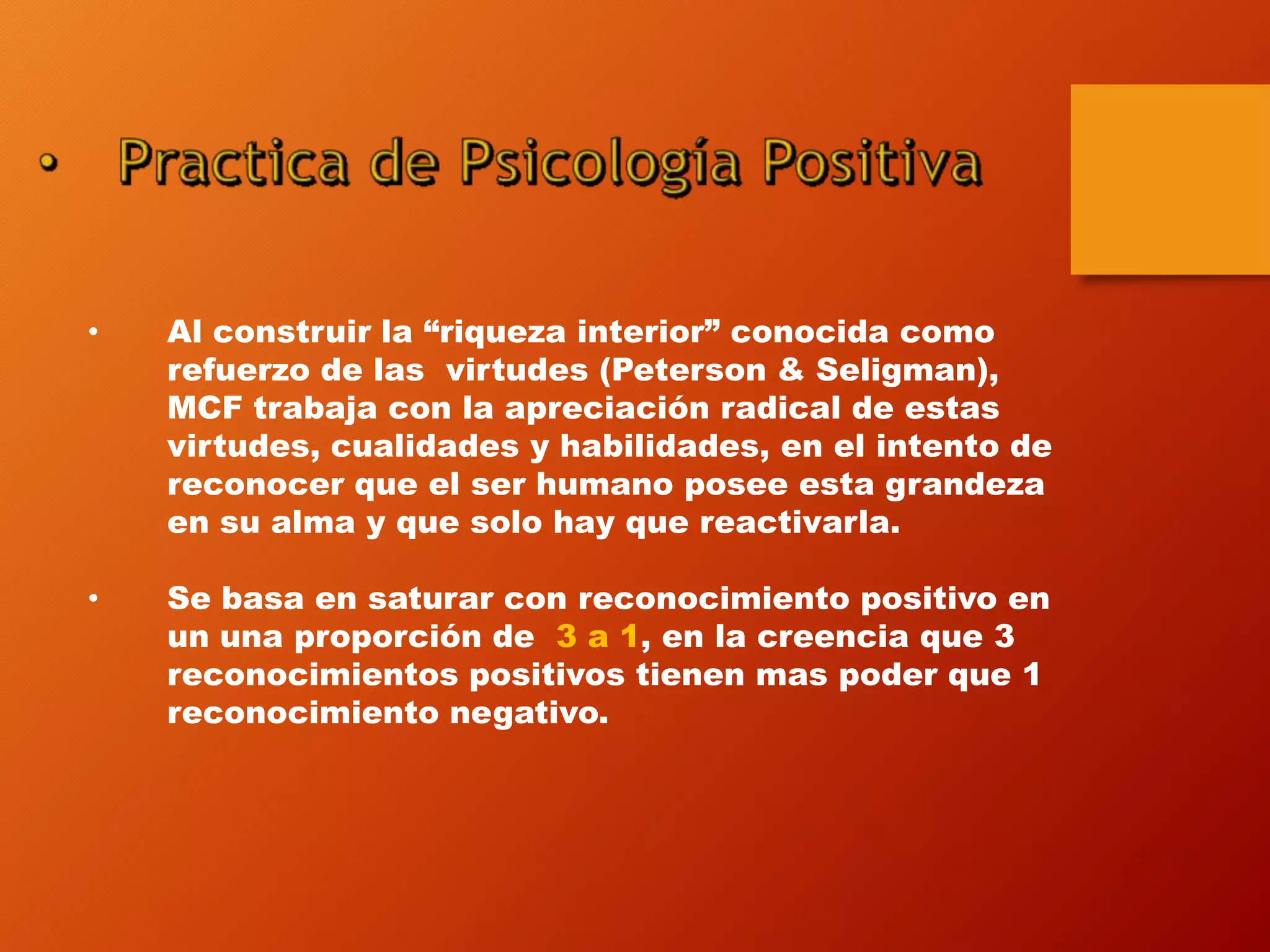Teoria del corazon nutrido-Nurtured Heart Approach | PPTX