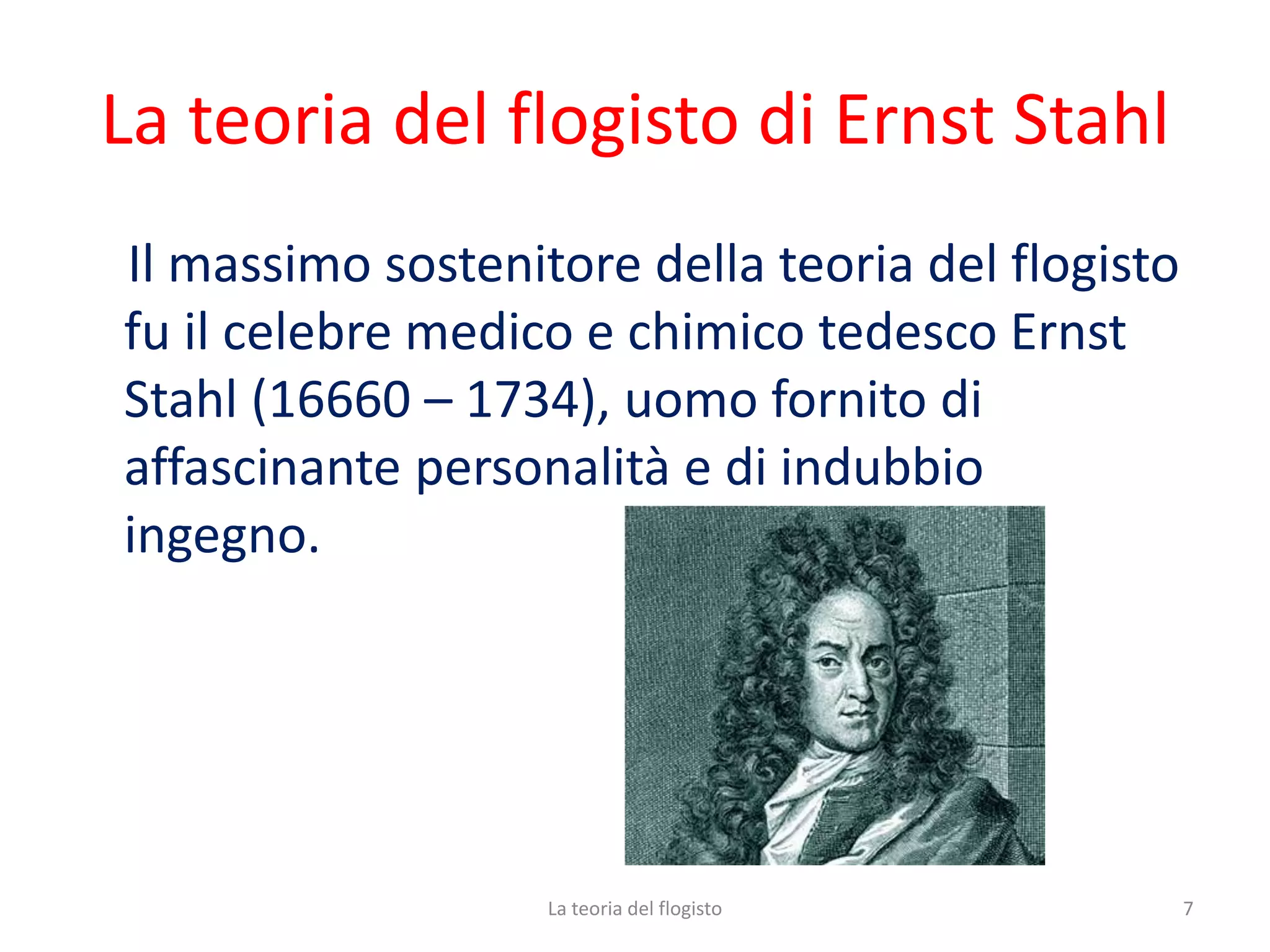 Teoria del flogisto | PPT