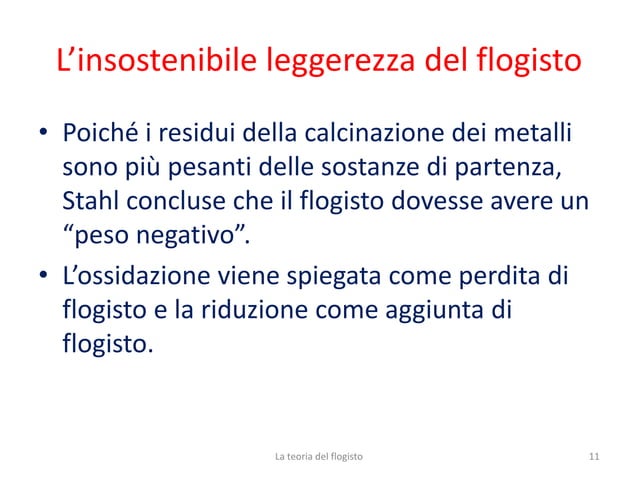 Teoria del flogisto | PPT