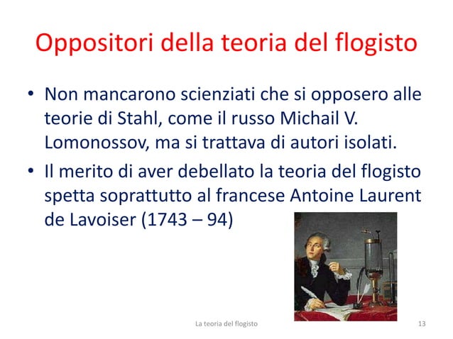 Teoria del flogisto | PPT