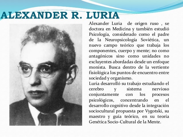 Teoria del lenguaje de Alexander Luria