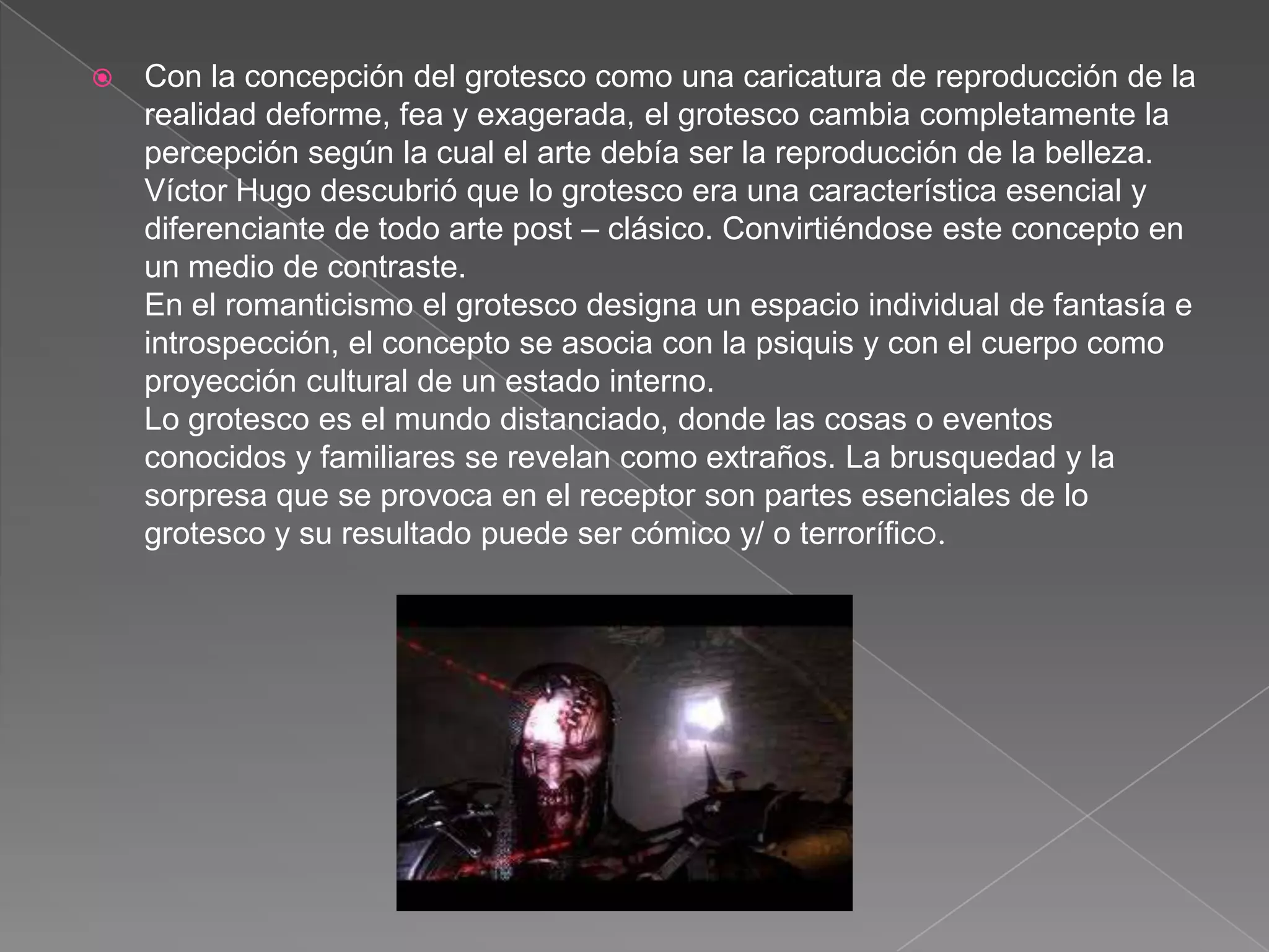 Teoria de lo grotesco | PPSX