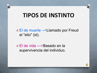 Teoria de los instintos por berenice | PPSX