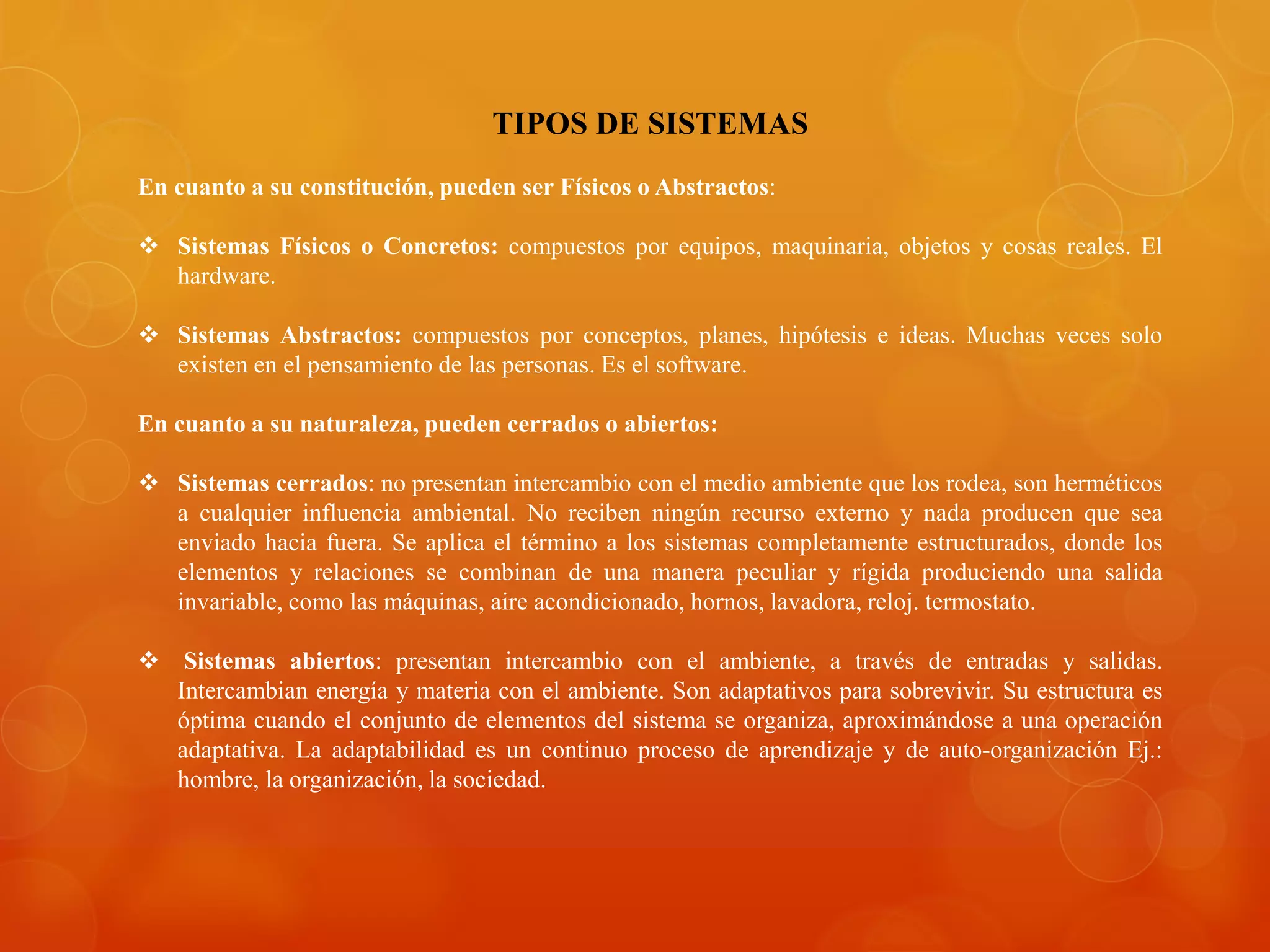 Teoria de los Sistemas | PPTX | Physics | Science