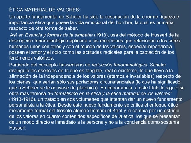 Descubre La Teoría De Los Valores De Scheler: Una Perspectiva ...