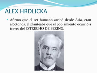 Teoria del poblamiento de america | PPT