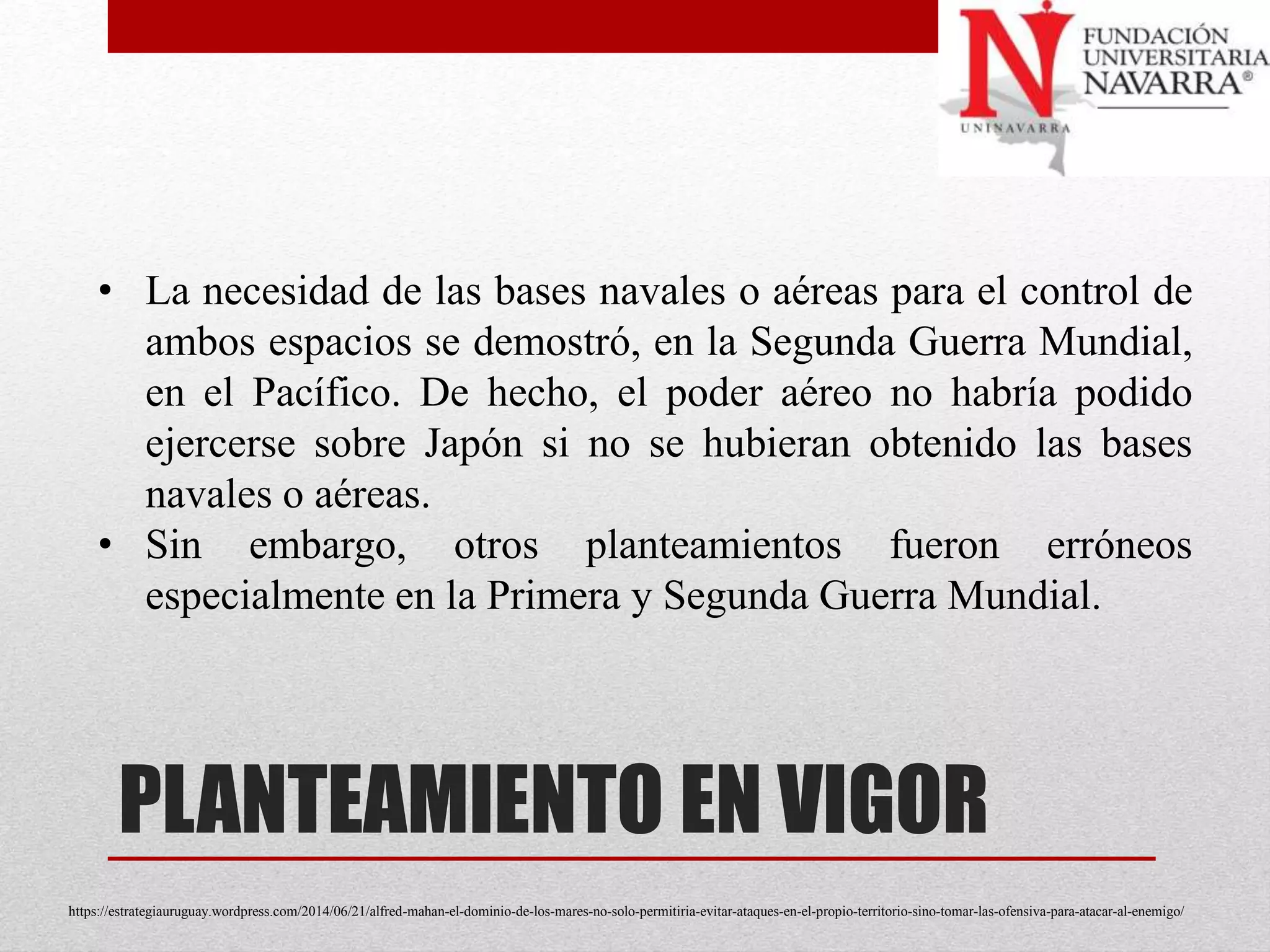 Teoría del poder marítimo de mahan - sandra montilla | PPTX
