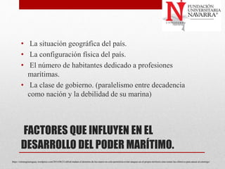 Teoría del poder marítimo de mahan - sandra montilla | PPTX